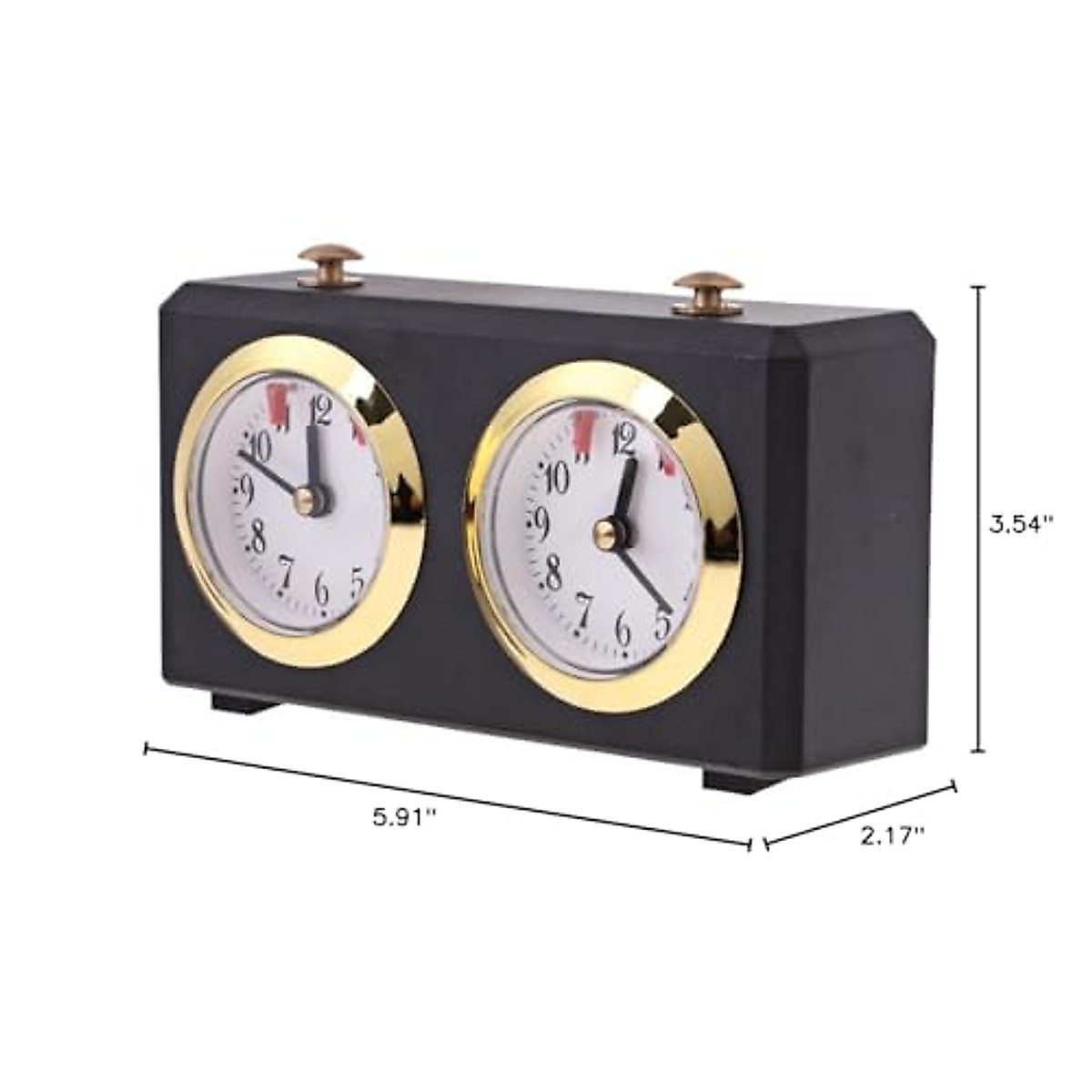 Chess Clock, Tournament Analogue Chess Clock Timer Count Up Count Down Timer, Professional Chess Clock Game Timer for Chinese Chess, International Chess Board Game