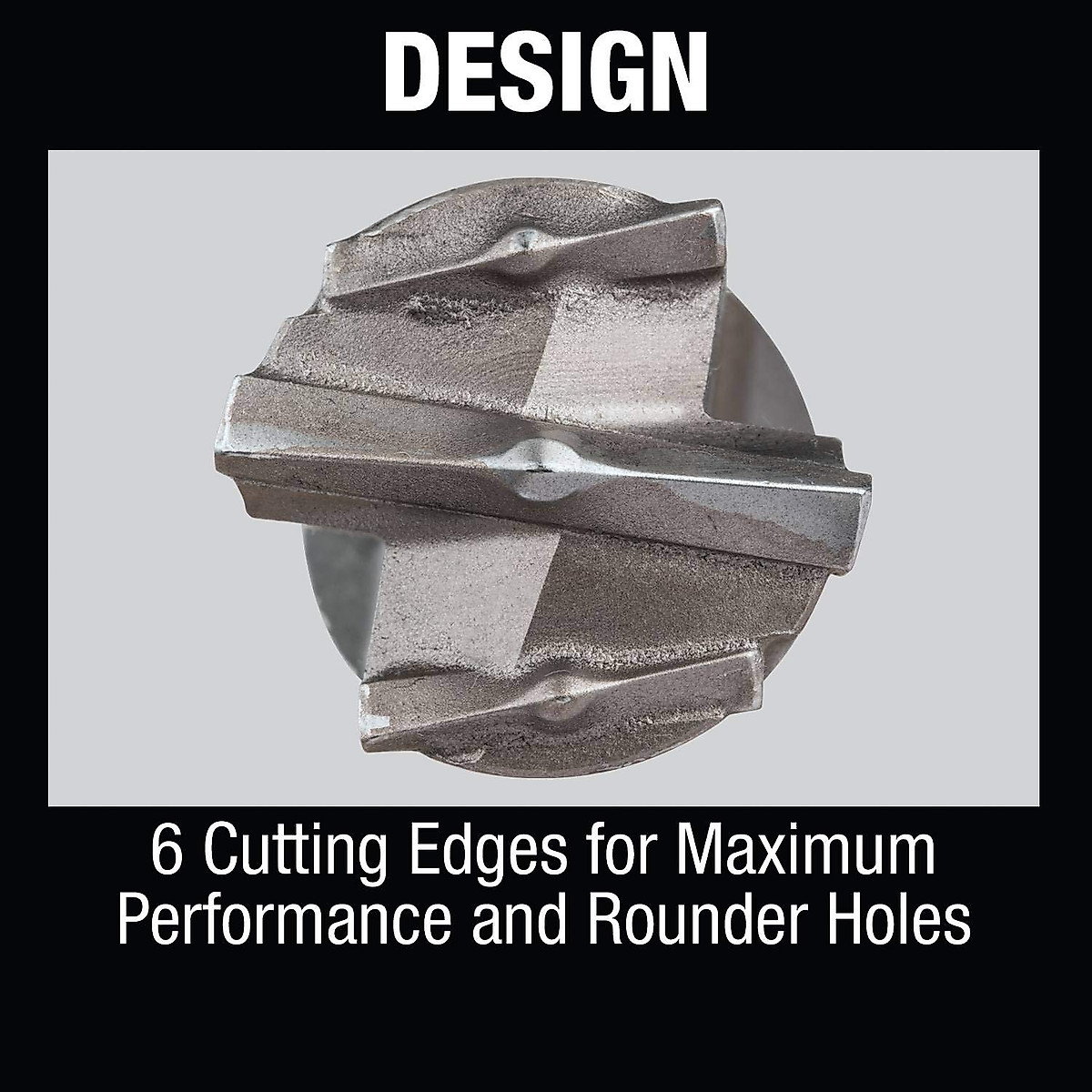 Makita B-64098 1-1/8" x 16" Spline Bit, 6-Cutter