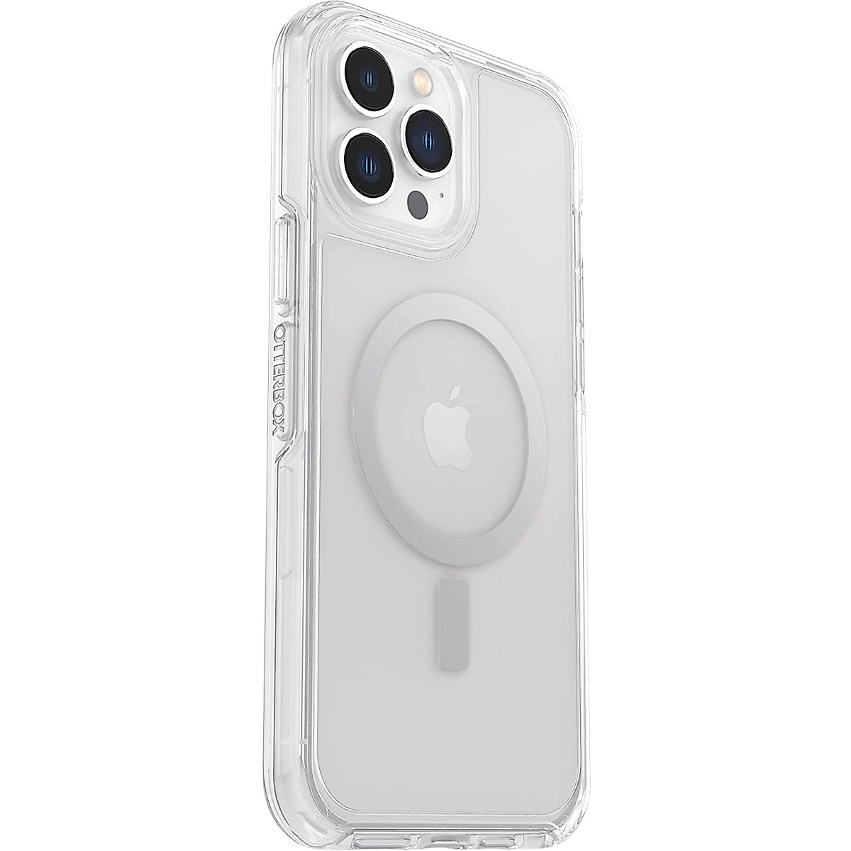 OtterBox iPhone 13 Pro Max and iPhone 12 Pro Max (Only) - Symmetry Clear Series+ Case - Clear - Ultra-Sleek - Snaps to MagSafe - Raised Edges Protect Camera & Screen - Non-Retail Packaging