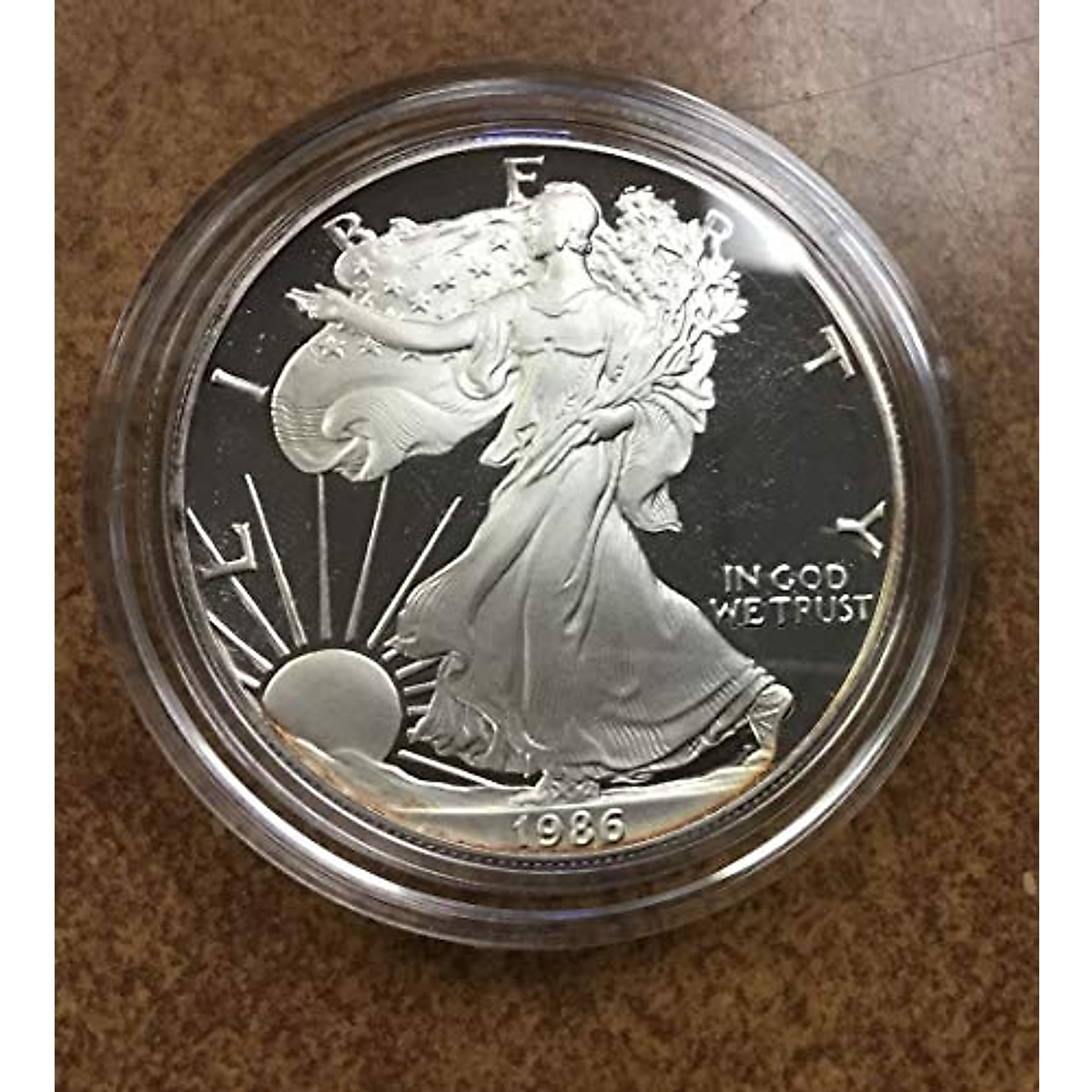 1986 S American Silver Eagle $1 Proof US Mint
