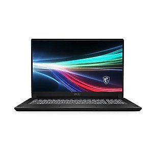MSI Creator 17 17.3" UHD HDR1000 Mini LED Creator Laptop Intel Core i7-11800H RTX3060 16GB 512GB NVMe SSD Win10 VR Ready (B11UE-240)