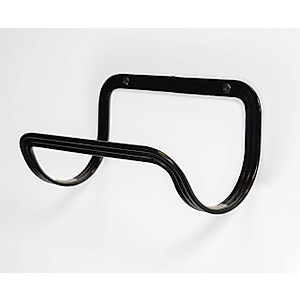 Mango Steam Wall Mounted Wine Rack, Set of 3, Black (Mounting Hardware Included)