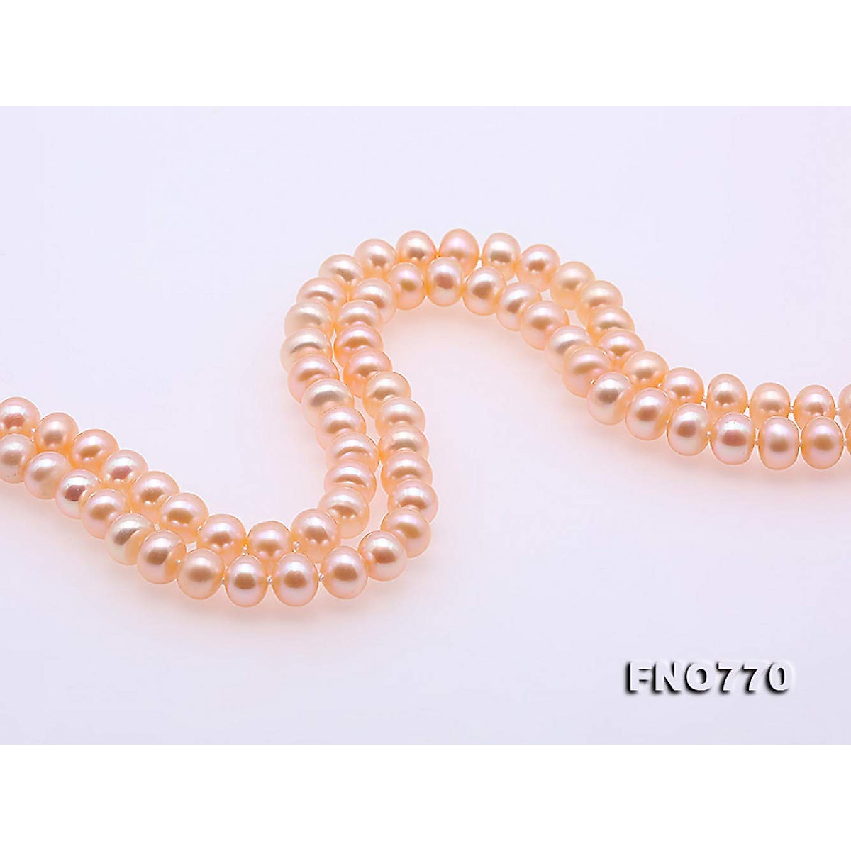 Womens Long Strand Pink Pearl Necklace AA+ 8-9mm Freshwater Cultured Pearl Necklace Sweater Chain 32"