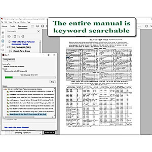 1960-1964 Ford Car Parts and Accessory Catalog (USB)