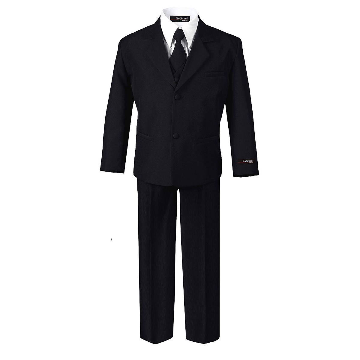 Gino Giovanni Formal Boy Black Suit from Baby to Teen (4T)