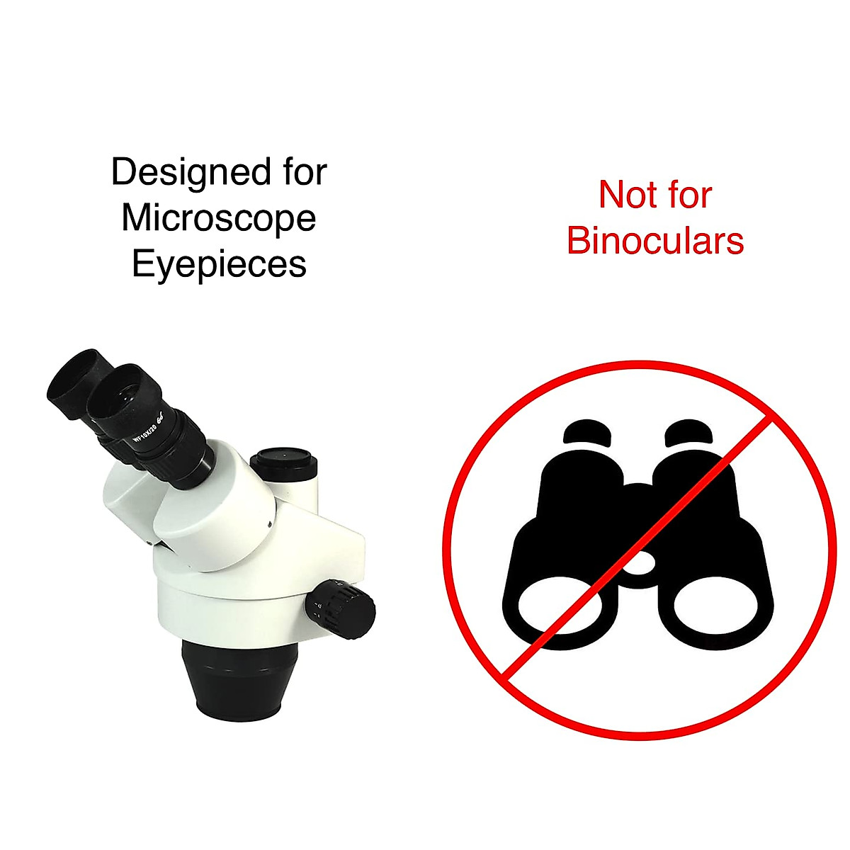 BoliOptics Microscope Eye Guards, 34mm Rubber Eye Cups, Foldable (Pair) SZ05013911