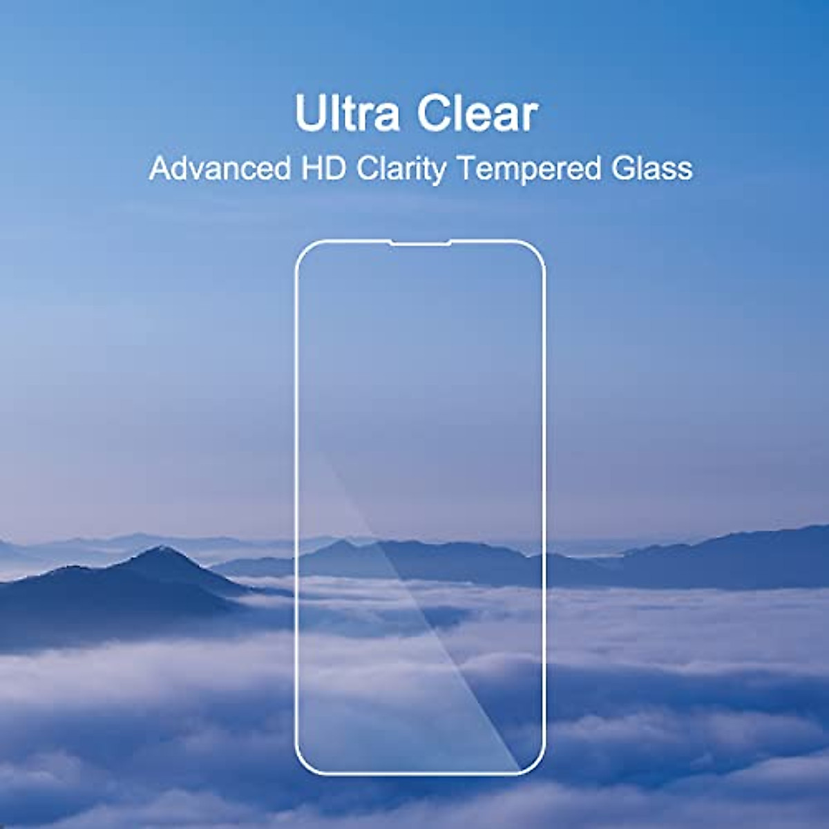 Ailun Glass Screen Protector for iPhone 14/14 Pro [6.1 Inch] Display 3 Pack Tempered Glass, Sensor Protection, Dynamic Island Compatible, Case Friendly