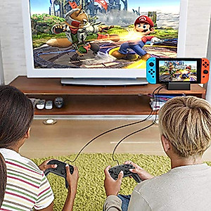 Ponkor Docking Station for Nintendo Switch/Nintendo Switch OLED, Charging Dock 4K HDMI TV Adapter Charger with USB 3.0 Port Compatible with Official Nintendo Switch Dock (No Charging Cable)