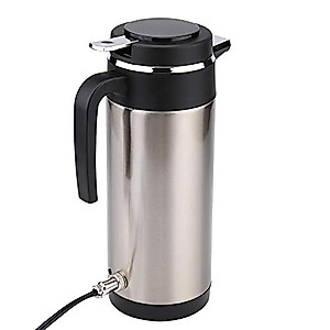 Car Kettle Boiler 450ml Car Heating Travel Cup Stainless Steel Mug Car Coffee Cup Warmer with DC 12V Charger for Car