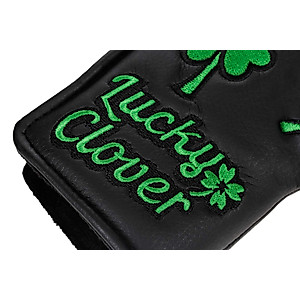 Lucky Clover Black Headcover for Scotty Cameron Taylormade Odyssey Blade