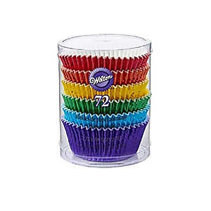 Standard Baking Cups-Multi Primary Foil 72/Pkg