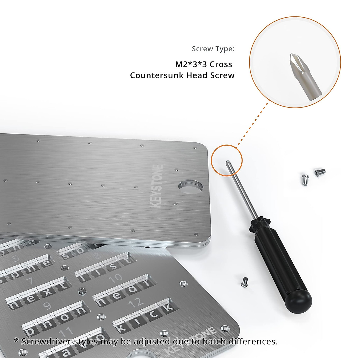 KEYSTONE Crypto Seed Storage, Cryptosteel Capsule Metal Wallet, Cold Storage Backup, 24 Words Bitcoin Key Phrase Storage, Steel Plate, Compatible with Ledger, Trezor, KeepKey (Keystone Tablet Plus)