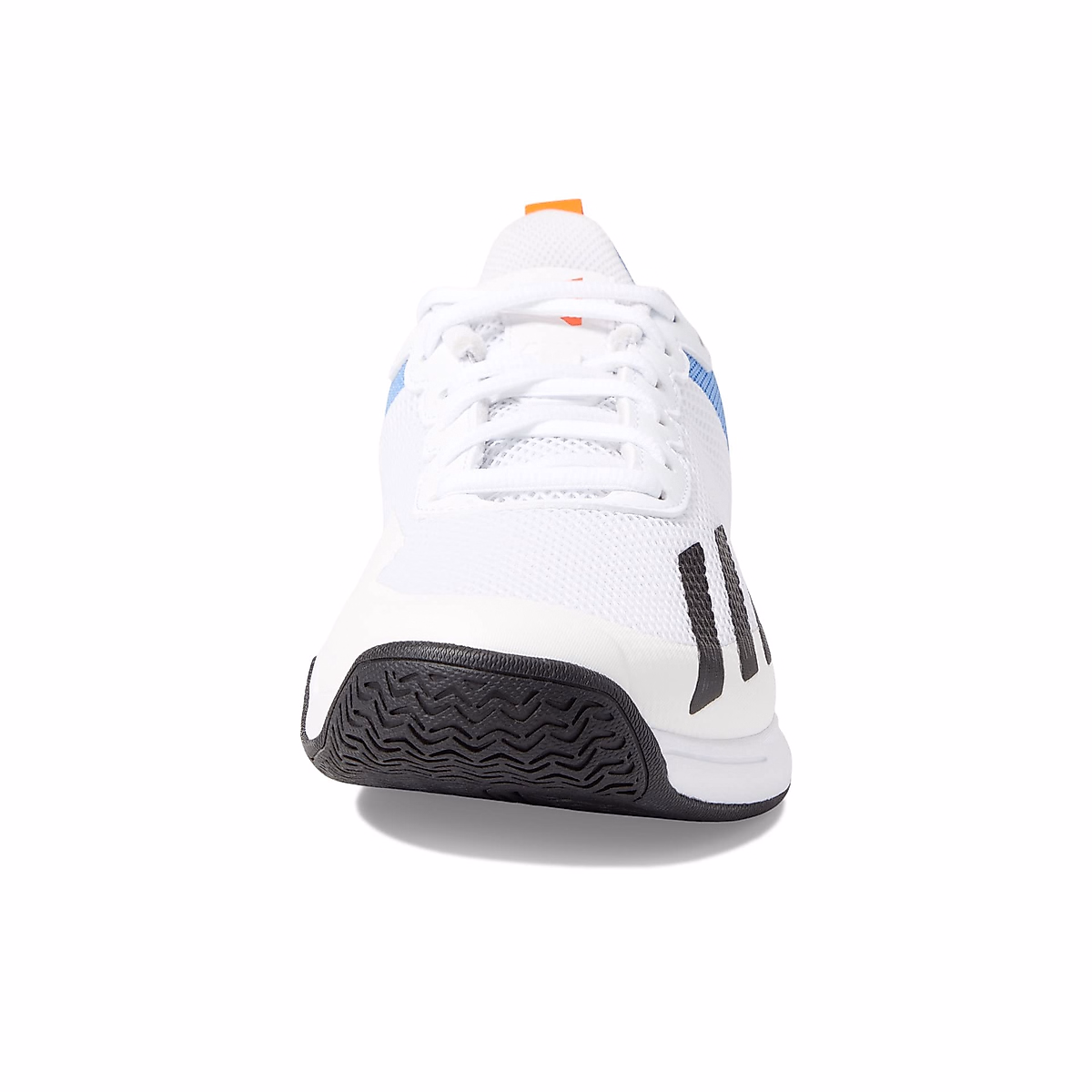 adidas Men's Courtflash Speed Tennis Shoe, White/Black/Black, 11.5