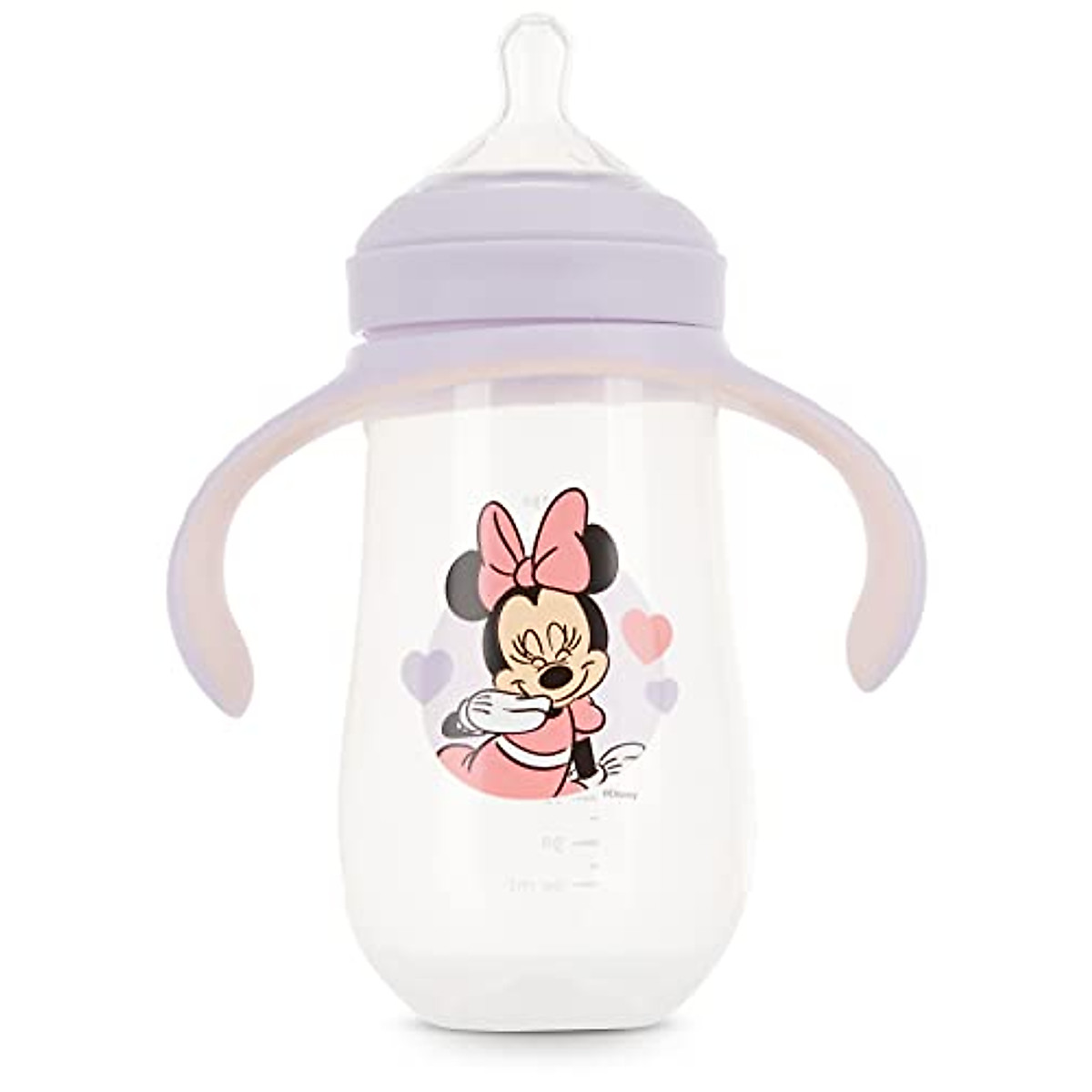 Disney Sippy Cups for Toddlers, Learner Sippy Cups for Kids with Pacifier, BPA-Free Trainer Cup with Handles, Leak-Proof Minnie Mouse and Mickey Mouse Sippy Cups, Perfect Unisex Gift for Children