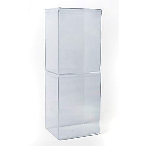 Hard Plastic Funko Pop Protector Display Case - Stackable & Interlocking (20) Boxes