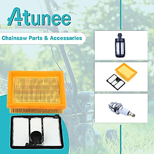 Atunee Air Fuel Filter Spark Plug Kit for Stihl TS700 TS800 Concrete Cut-Off Saws Replace Part 42241410300 42241401801