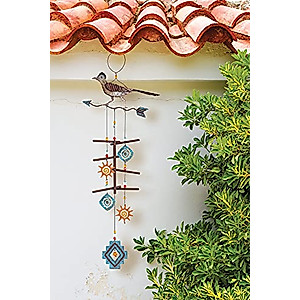 Sunset Vista Designs Roadrunner on Arrow Wind Chime, 28"
