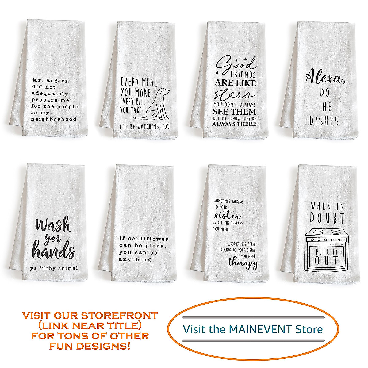 MAINEVENT Corks Are For Quitters 18x24 Inch White Cotton Hand Towel
