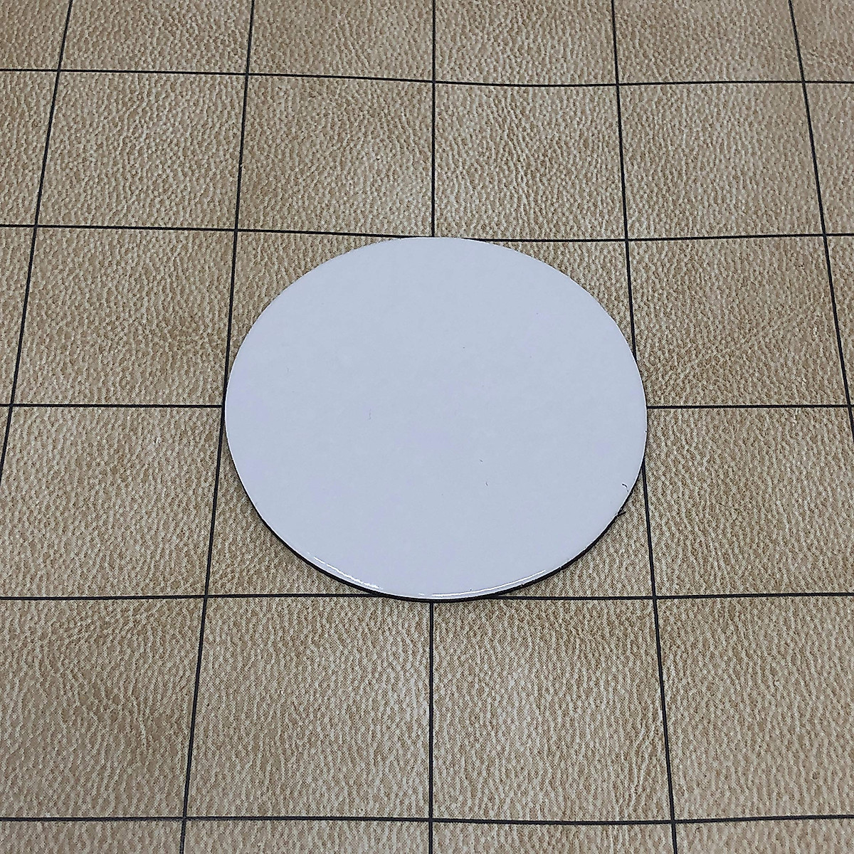 Hedral Value Pack of 10 - Dry Erase - Reusable - Blank 2" Circle Board Game Tiles Markers DIY D&D