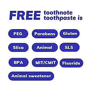 2PC Natural Whitening Toothpaste for Sensitive Teeth (3.52 fl oz) - Removes Coffee Stains, 99% Organic Ingredients, No Artificial Color, No SLS, No Gluten (New Aqua Mint)