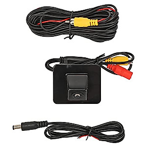 Backup Camera Qiilu Rear View License Plate Reverse Camera AHD Backup Reverse Park Assist Camera Night Vision IP68 Waterproof Wide Angle Replacement for Kia K5 2012 2013