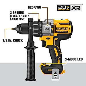 DEWALT 20V MAX Hammer Drill and Impact Driver, Cordless Power Tool Combo Kit with 2 Batteries and Charger (DCK299P2)