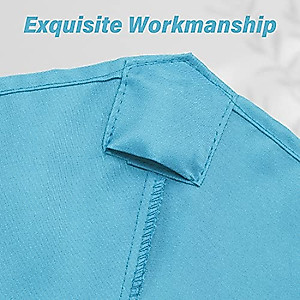 Simple Deluxe 9' Patio Outdoor Table Market Yard Umbrella Replacement Top Cover with 8 Ribs, 9ft Canopy, Turquoise Canopy