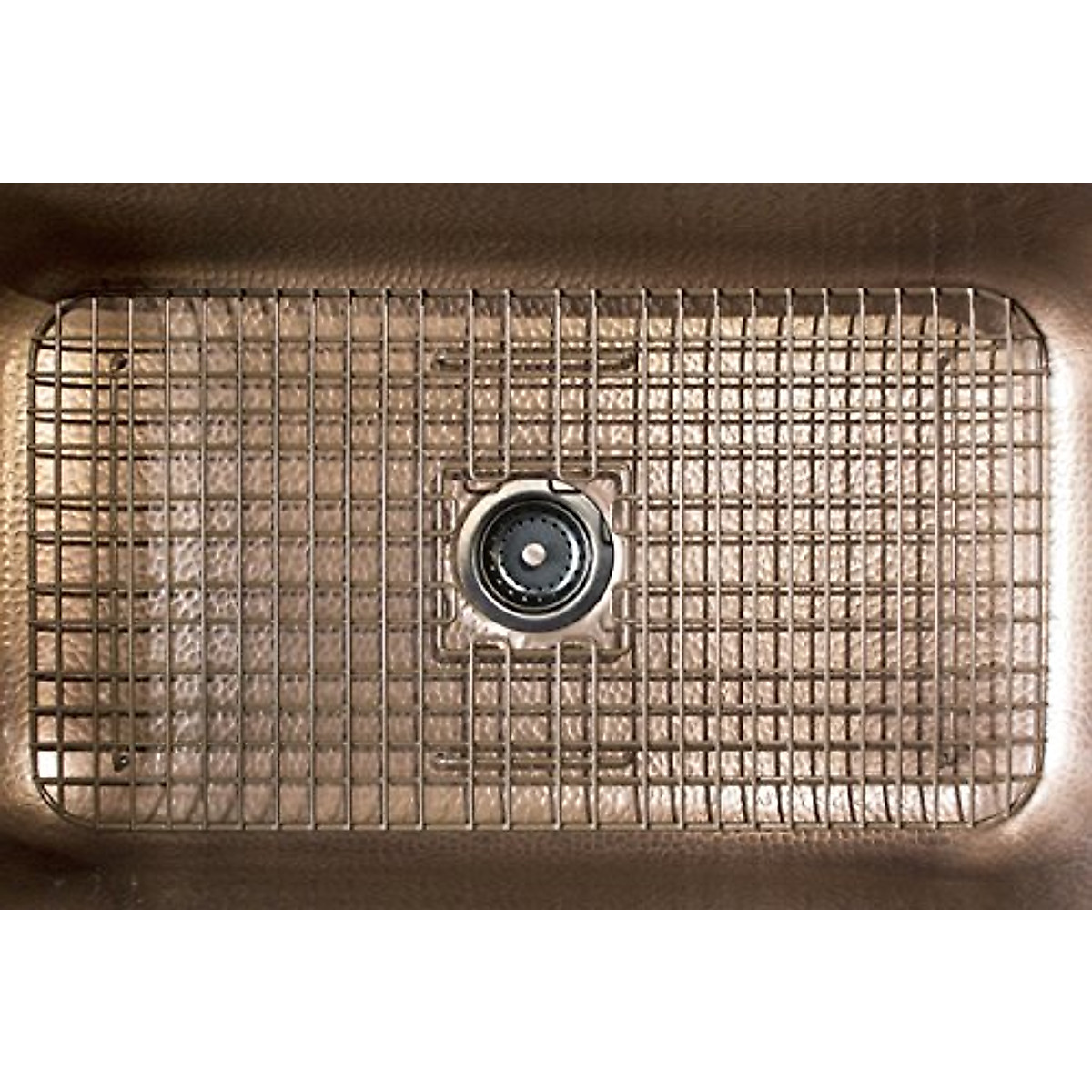 SinkSense Rohe 27.75" x 13.375" Kitchen Sink Bottom Grid, Antique Brown