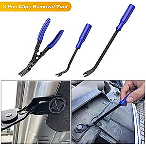 GOOACC - GRC-49 19Pcs Trim Removal Tool Set & Clip Plier Upholstery Remover Nylon Car Panel Removal Set with Portable Storage Bag