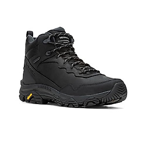 Merrell Men's Coldpack 3 Thermo Mid Waterproof Snow Boot, Black, 10.5 Wide