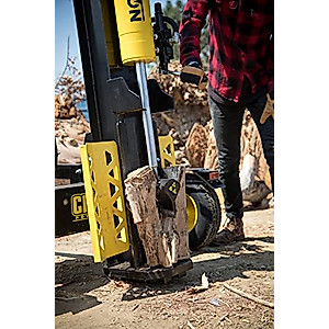Champion Power Equipment 100326-1 25-Ton Horizontal/Vertical Full Beam Gas Log Splitter, Black