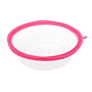 Microwave Oven Plate Cover Plastic Clear Dish Lid Table Dustproof Silicone Lids Small 5 In