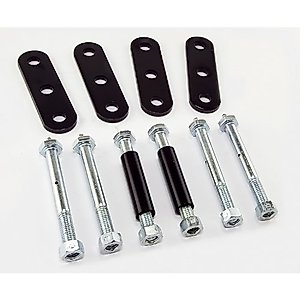 Rugged Ridge 18265.10 Suspension Leaf Spring Shackle Kit, Rear, HD, Greaseable; 76-86 CJ