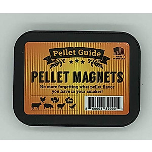 Pellet Label Magnets For Your Pellet Smoker Perfect Accessory For Every Meat Smoker Outdoor Waterproof Magnetic