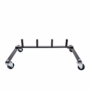 biosp Car Dolly Rack, Jack Stands Cart Storage Rack, Hydraulic Trolley Organizer Holder, Four Wheel Dollies Capacity, Four 360-Degree Rolling Casters, 31''*19''*4'', Transporter Trailer Accessories