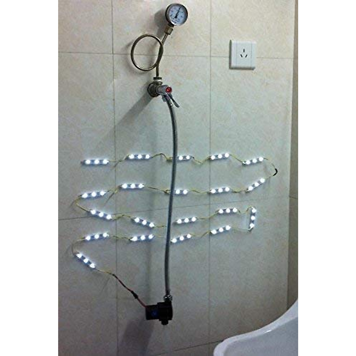 Yosoo DC Water Turbine Generator Water 12V DC 10W Micro-Hydro Water Charging Tool