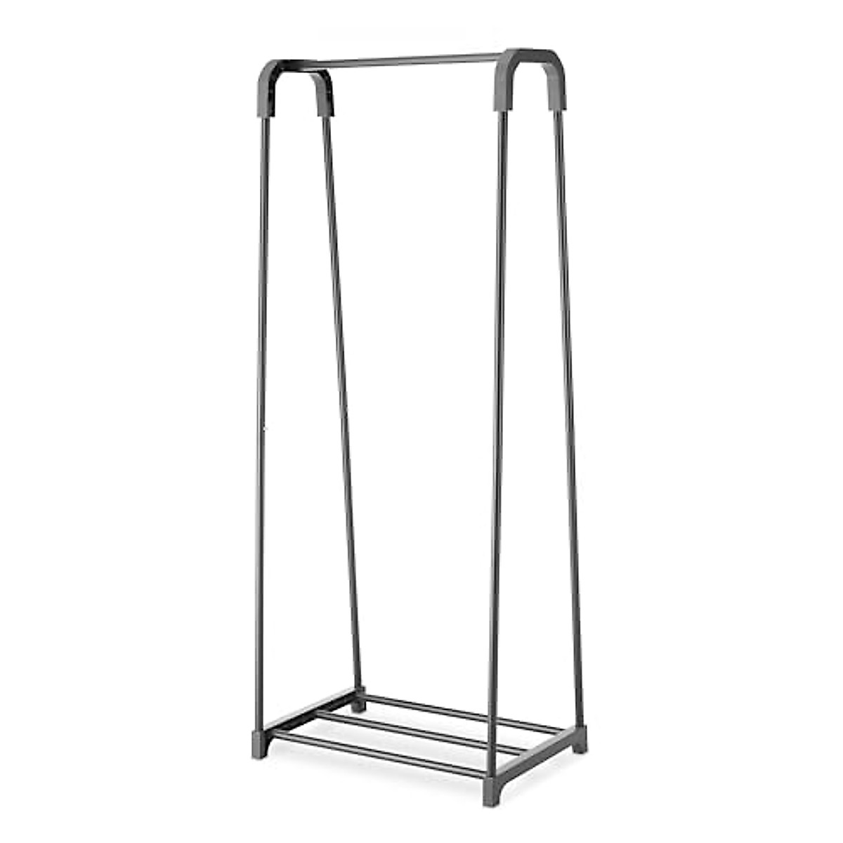 Whitmor Garment Rack with Shelf - Gunmetal