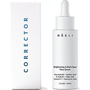 Niacinamide & Azelaic Acid Face Serum 12% - Natural Dark Spot Corrector & Hyperpigmentation Treatment, Brightening Serum, Manages Cystic Acne & Rosacea with Kojic Acid & A-Arbutin, 1 oz