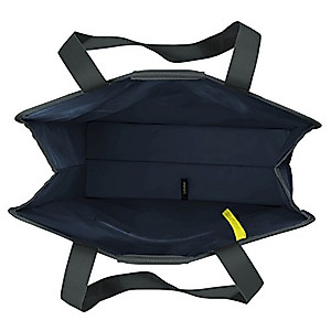 meori Large Tote Bag for Women or Men, Extra Large Utility Tote Bag with Zipper Pocket, Collapsible Grocery Tote with Hard Bottom, Shoulder Straps and Padded Grip Handles