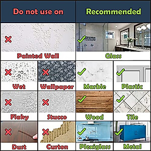 GLUIT Adhesive Hooks for Hanging Heavy Duty Wall Hooks 22 lbs Self Adhesive Sticky Hooks Waterproof Transparent Hooks for Keys Garage Outdoor Office Workshop Door Sticky Hook 12 Pack