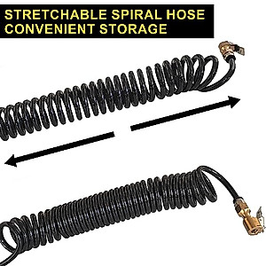 YIYADECO 4 Tire Inflation System with Digital Tire Pressure Gauge Air UP Down Monitor, Air Pressure Equalizer for Car Truck and Offroad Vehicles, with Closed Flow Air Chuck