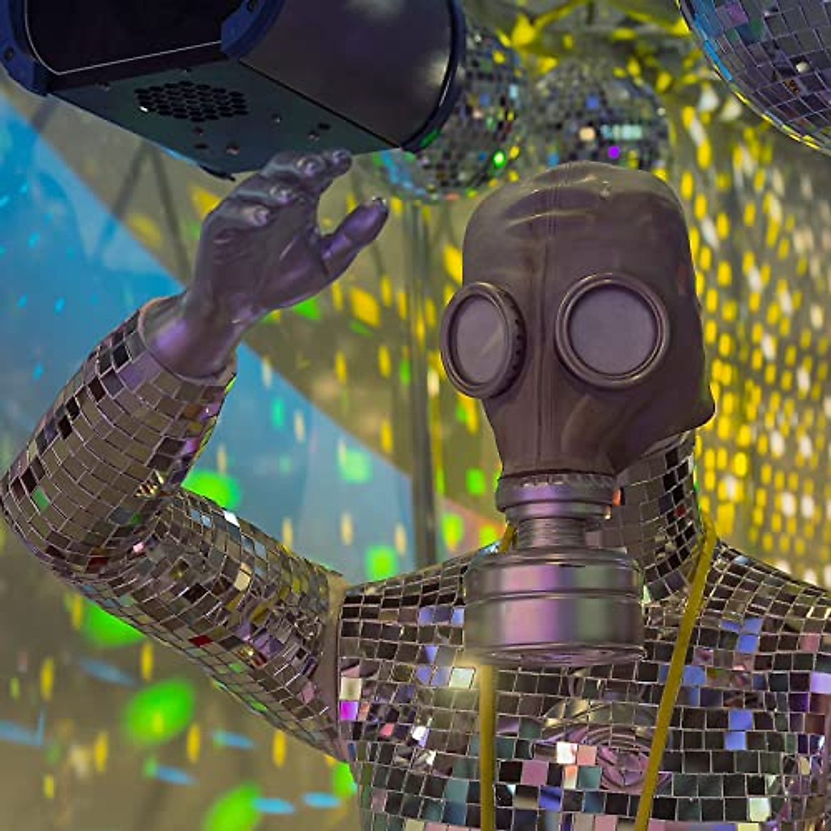 Self-Adhesive Mirrors Mosaic Tiles Real Glass Craft Mini Square Glass Mosaic Stickers Mini Mirror Stickers for DIY Disco Glass Tiles Decorations Making, 5 x 5 mm (Silver,10800 Pieces)