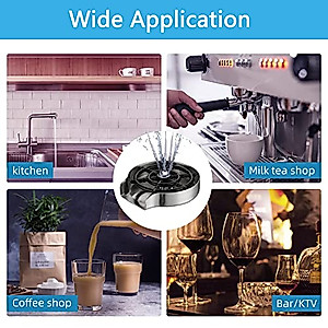 Wonglea Glass Rinser for Kitchen Sink,Cup Washer for Sink,Stainless Steel Bottle Washer,Faucet Glass Cleaner Sink Attachment,Automatic Cup Cleaner for Sink in Homes, Bars, Coffee