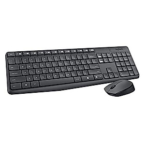 Logitech MK235 Wireless Keyboard and Mouse (Renewed)
