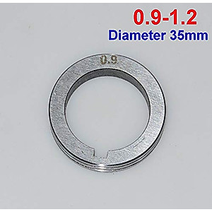 CHNsalescom European Style Mig Welder Wire Feed Drive Roller Roll Parts OD35mm ID25mm WI8mm (V-Groove .035"-.045" )