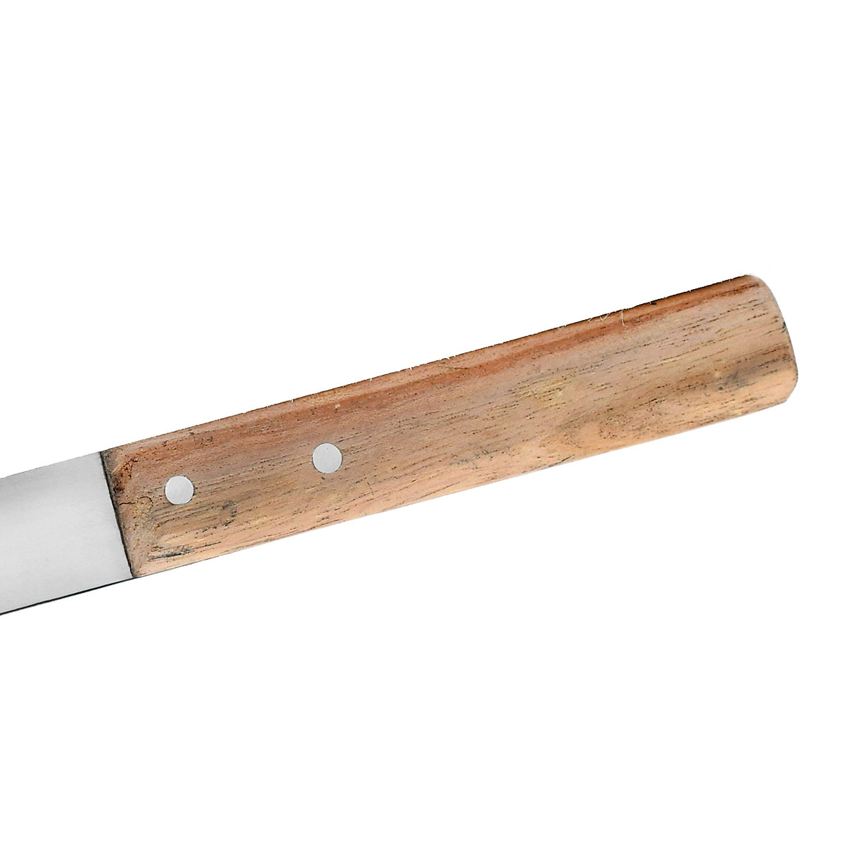 EISCO Palette Knife Spatula, 8" - Wooden Handle Flexible Blade with Parallel Sides- Eisco Labs