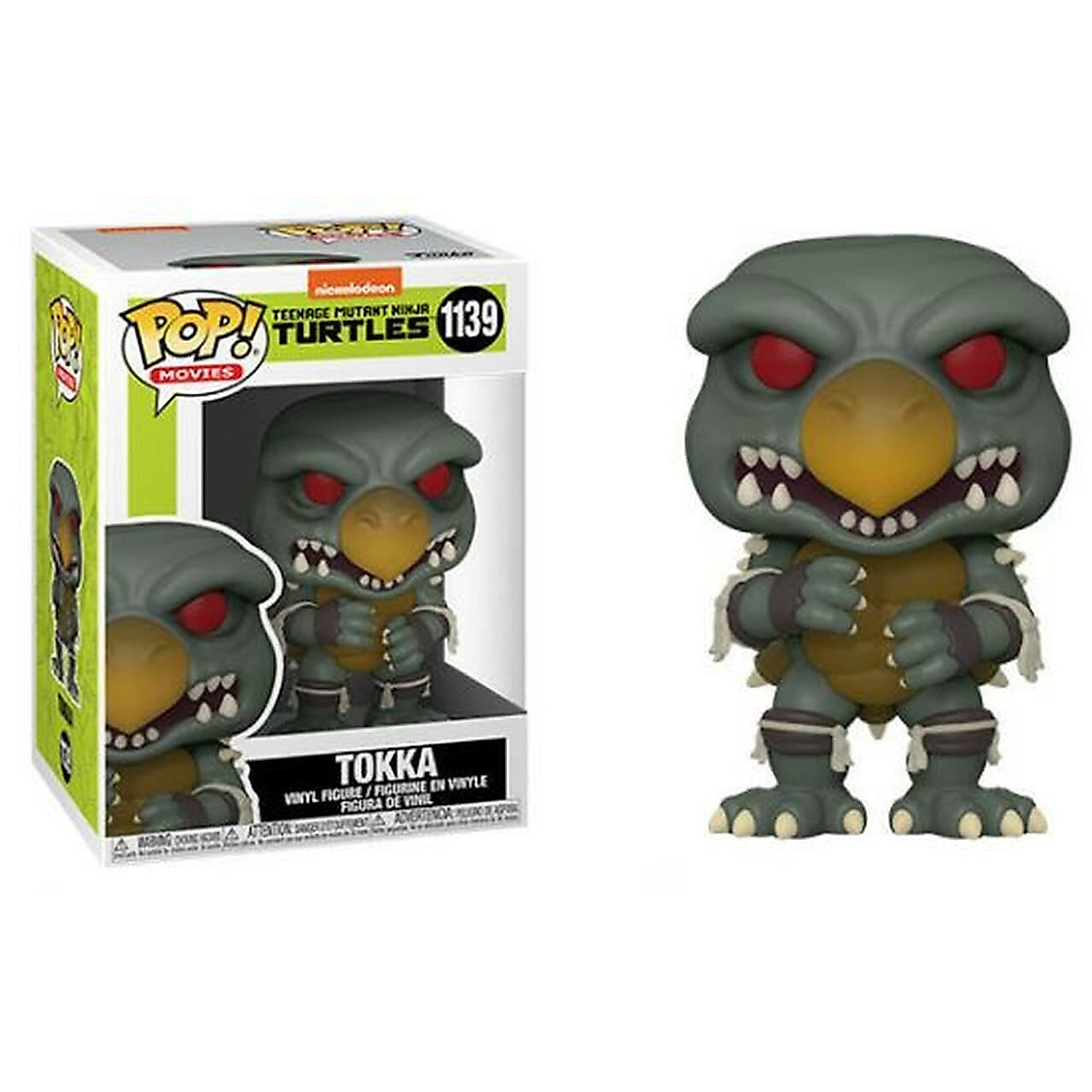 POP Teenage Mutant Ninja Turtles II: Secret of The Ooze - Tokka Funko Pop! Vinyl Figure (Bundled with Compatible Box Protector Case), Multicolored, 3.75 inches