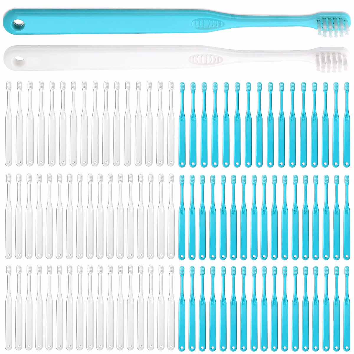 Guiqulai 100 Pcs Pet Toothbrush, Cat Toothbrush Dog Toothbrush Small Breed Dog Toothbrush Cat's Toothbrush for Cats, Puppies, and Small Breed Dogs Like Teacups, Chihuahuas