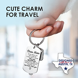 Rosa Vila Mom Keychain, Mom Birthday Gifts, Mothers Day Gifts From Daughter, Christmas Gifts, Mothers Day Gift Ideas