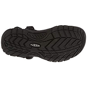 KEEN Women's Zerraport 2 Closed Toe Lightweight Sport Fashion Sandal, Black/Black, 7